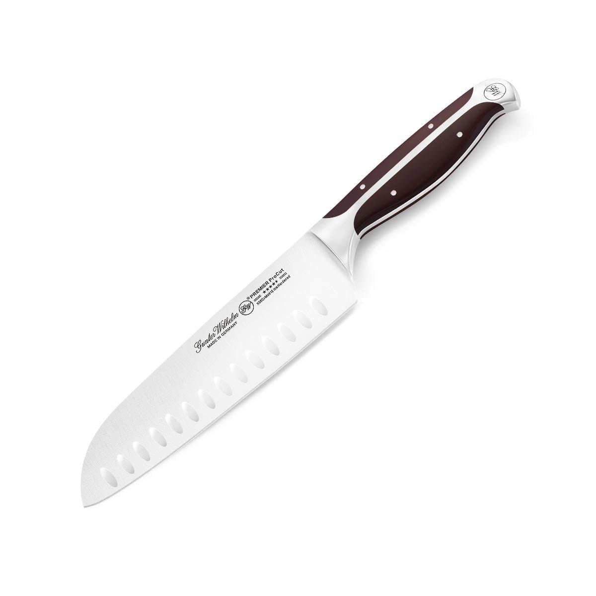 Gunter Wilhelm PREMIER ProCut 7" Santoku Knife - Made in Germany - Dark ...