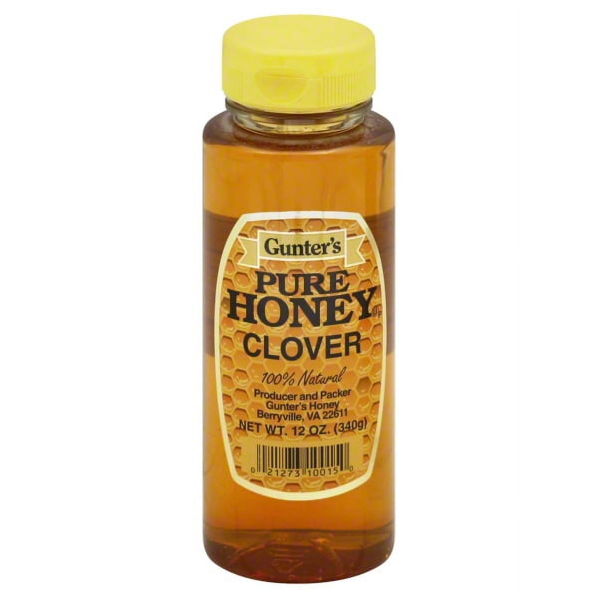 Gunter Pure Clover Honey - Case Of 12 - 12 Oz. - Walmart.com