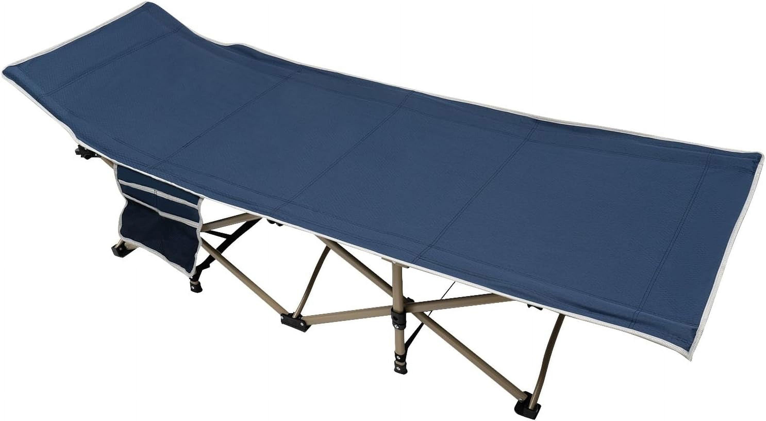 Guo Camping Cot for Adults, Folding Sleeping Cots,Heavy Duty Military ...
