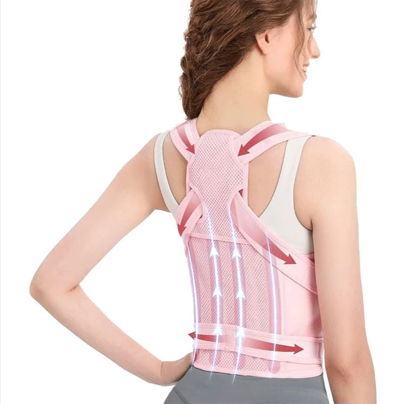 Guo TaoJUSTLANG Back Posture Corrector Lumbar Pad Waist Support ...