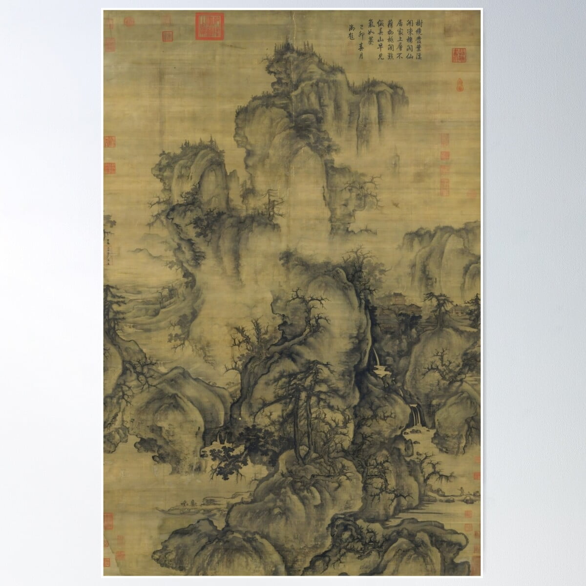 Guo Xi Early Spring Song Dynasty Poster, 8x12 UNFRAMED - Walmart.com