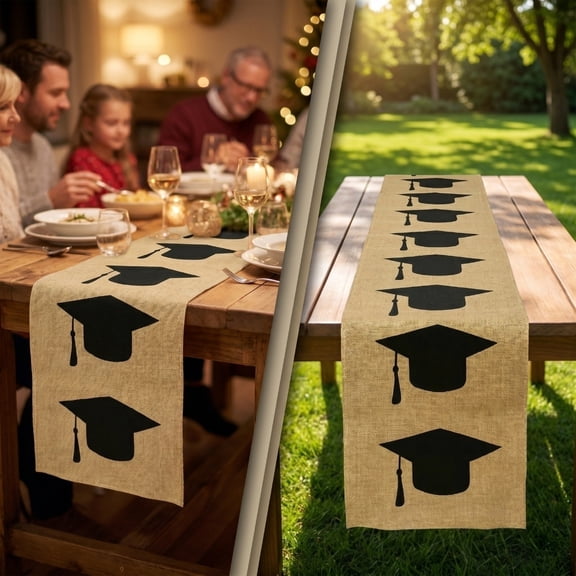 Graduation Table Runners for Party Decor
