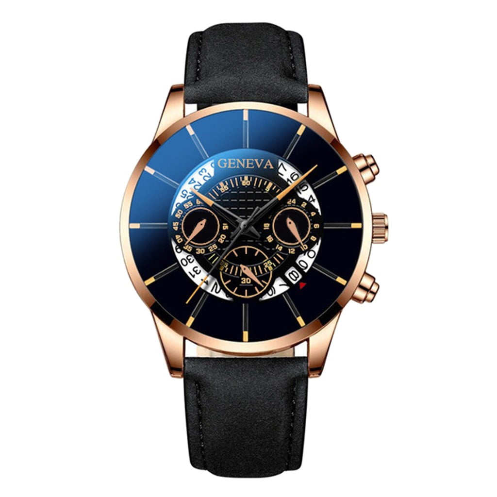 Guodhu Luxurious Mens Casual Watche Date Diaplay Gold Tone Watch Men ...