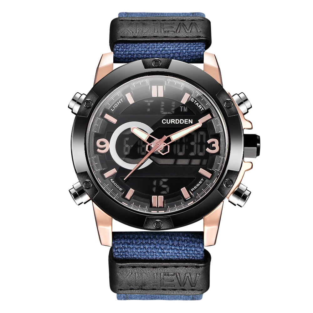 Guodhu Military Sport Quartz Watch for Men Waterproof Digital Display Multifunctional Rugged ...