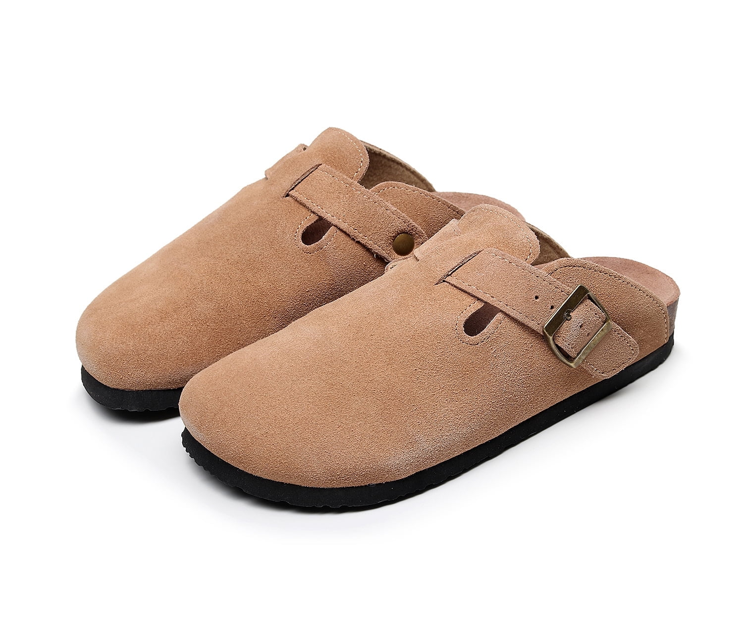 Guoluofei Women's Suede Clogs Mules Stylish Couple's Clogs for Women ...