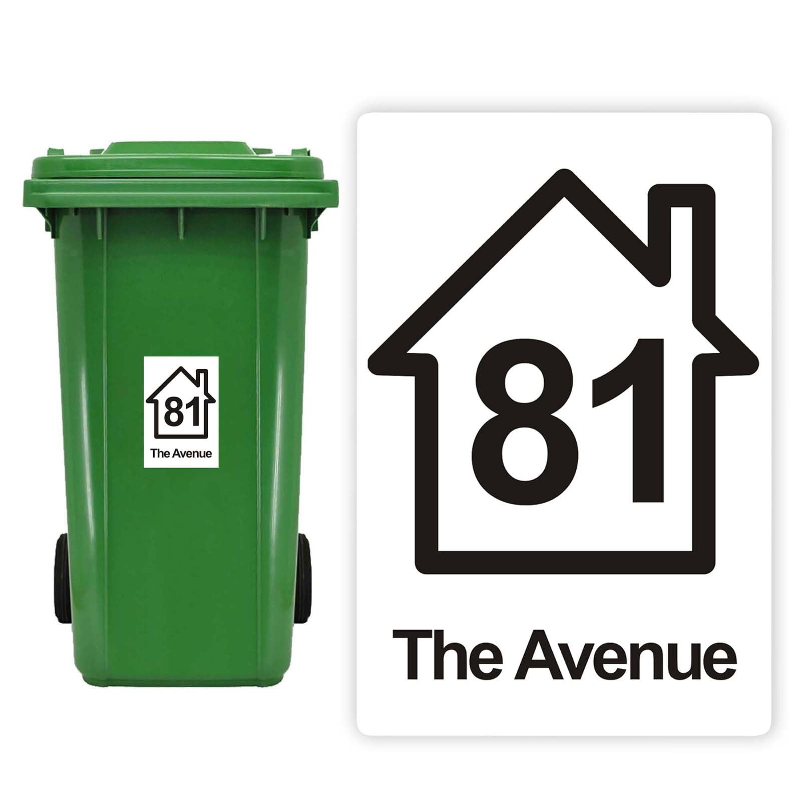 Guopo 4 X Wheelie Stickers Numbers For Wheelies Custom Wheelie Numbers ...