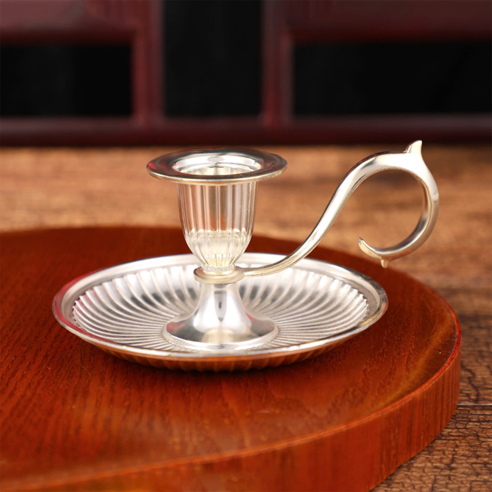 Guopo Candle Holder Candlestick Holders: Taper Candle Holders Bronze ...