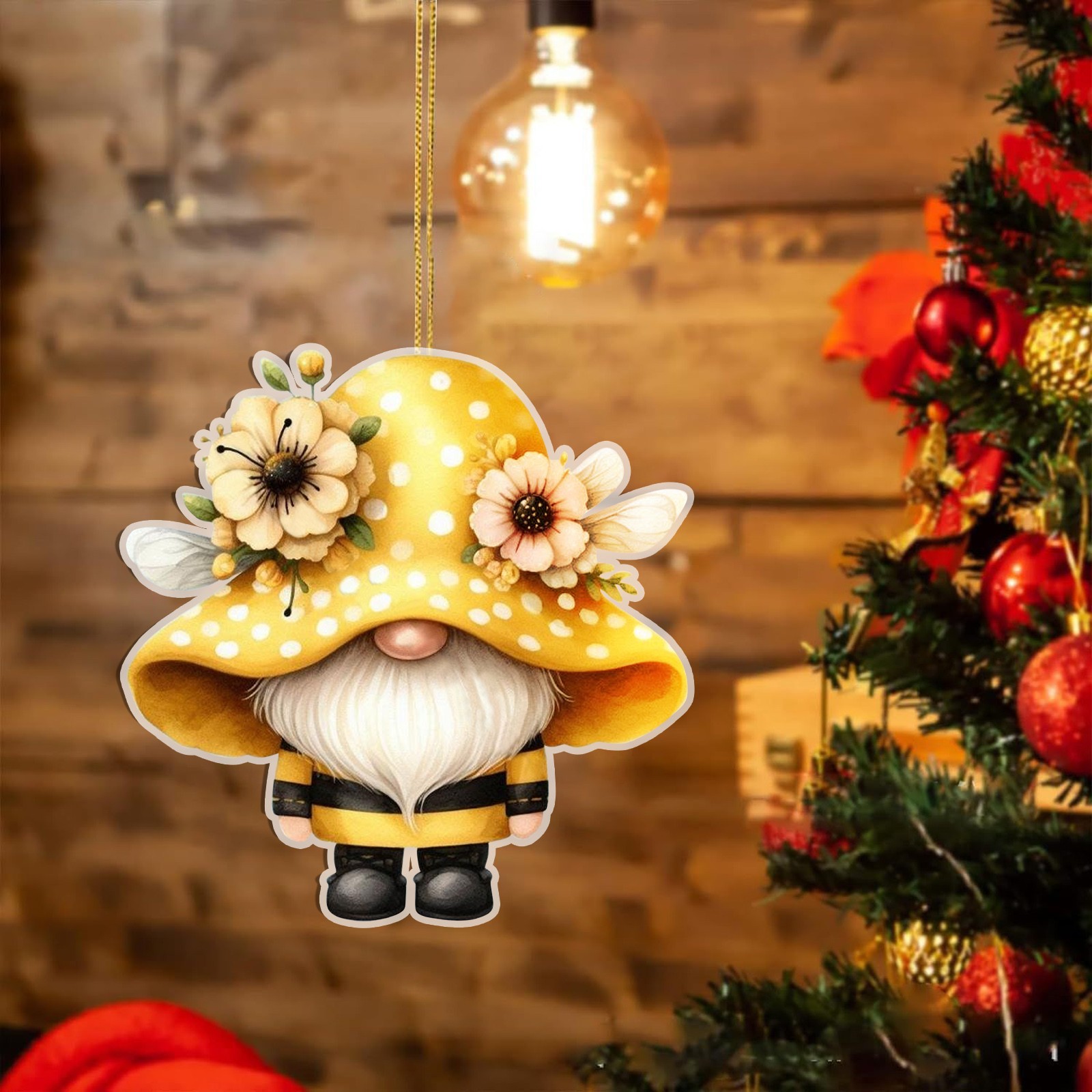 Guopo Festival With Emitting Decorations Cute Winged And Faceless Dwarf ...