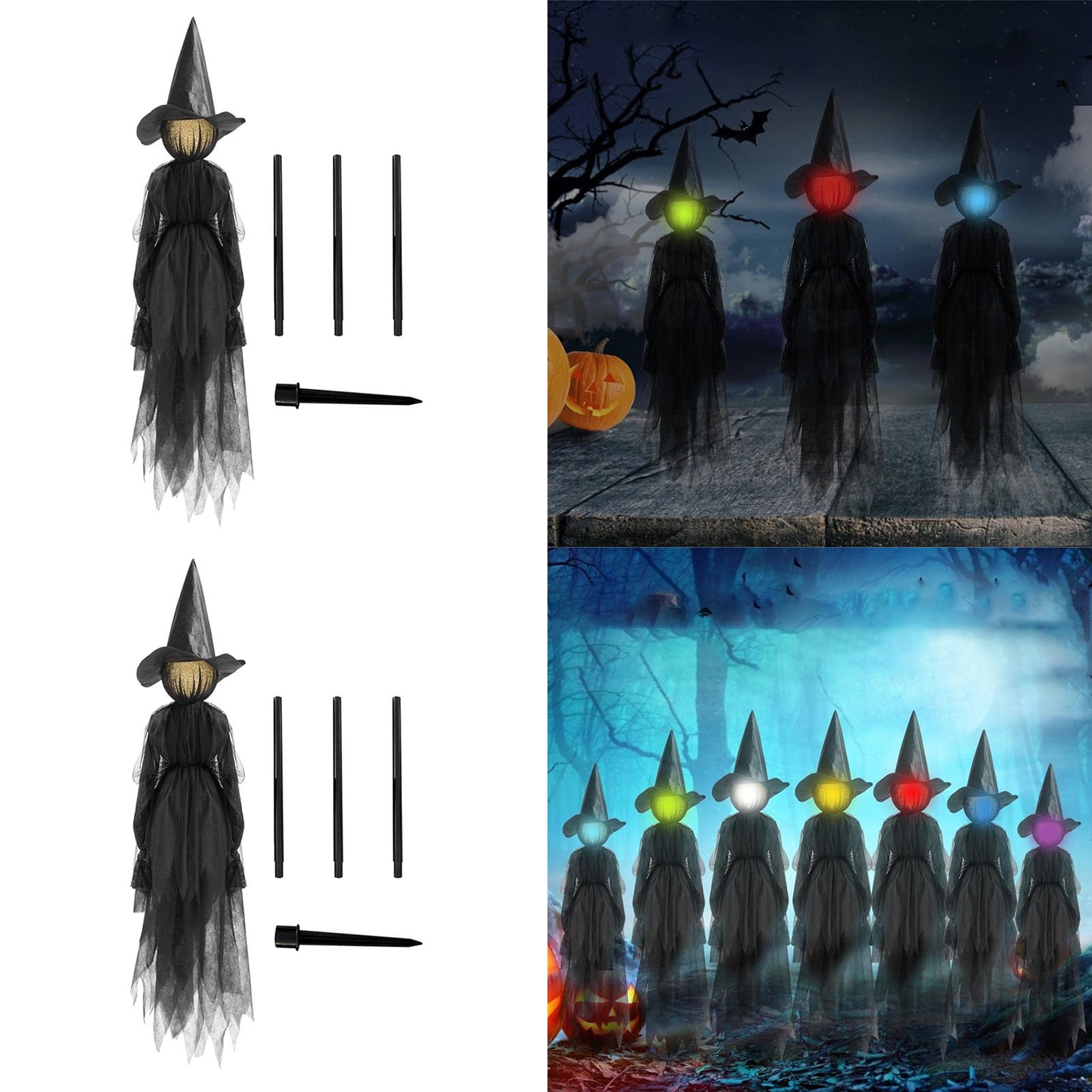 Guopo Halloween Decorations Halloween Decorations Outdoor Large Light ...