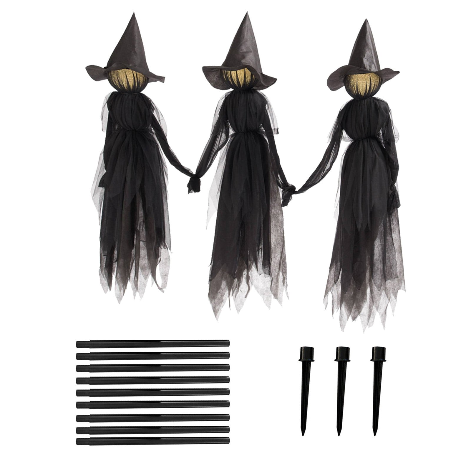 Guopo Halloween Decorations Outdoor Large Light Up Holding Hands ...
