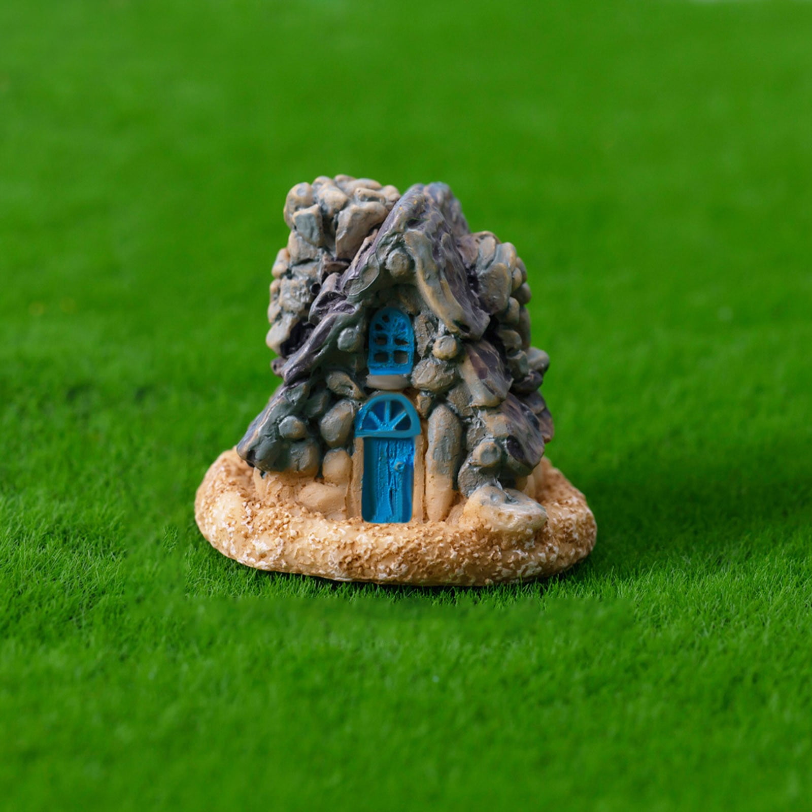 Guopo House Miniature Home Fairy Decor Statue Garden Ornament Stone ...