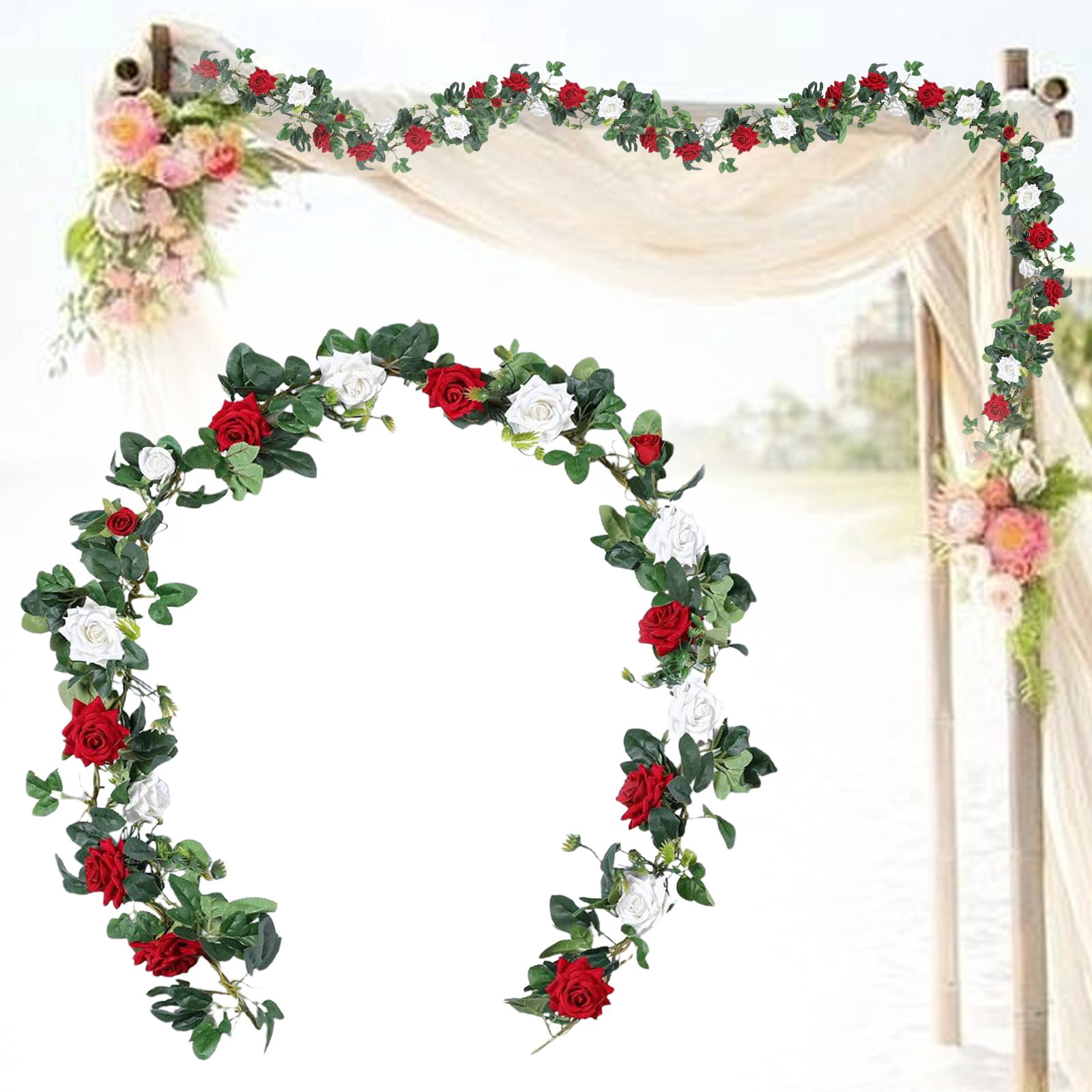 Guopo Rose Vines Flowers Hanging Rose Wedding Parties Family Gardens ...