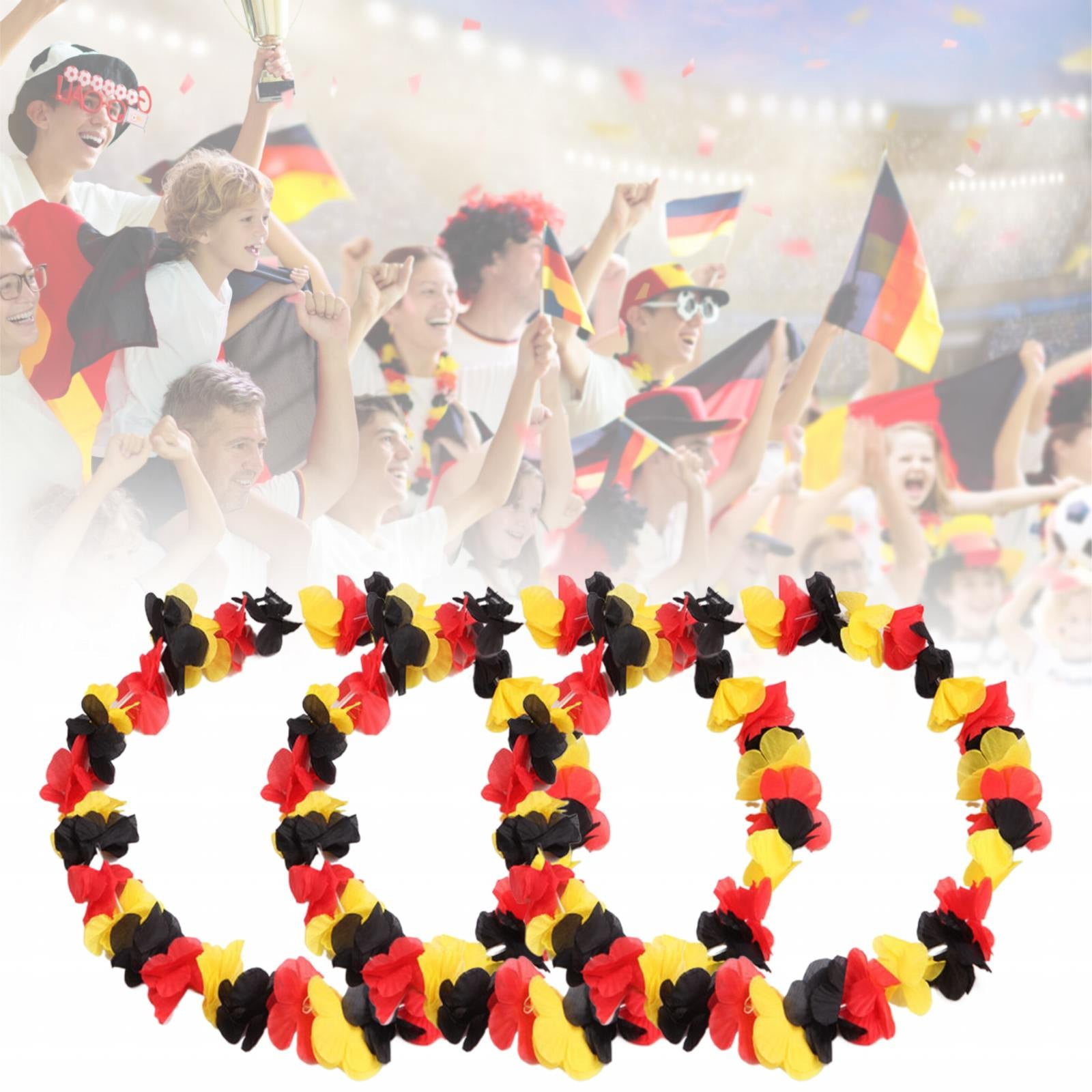 Guopo Wreath Extra Long Chain Necklace In Black For Football Parties ...