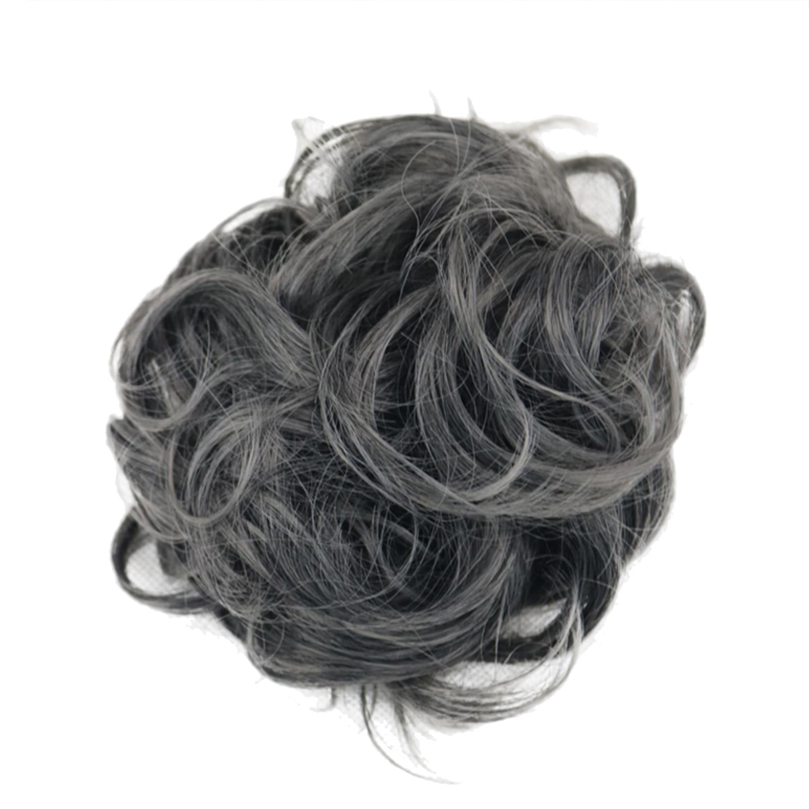 Guous Hair Scrunchie Bun Extensions - Curly Updo Wrap with Messy Wig ...