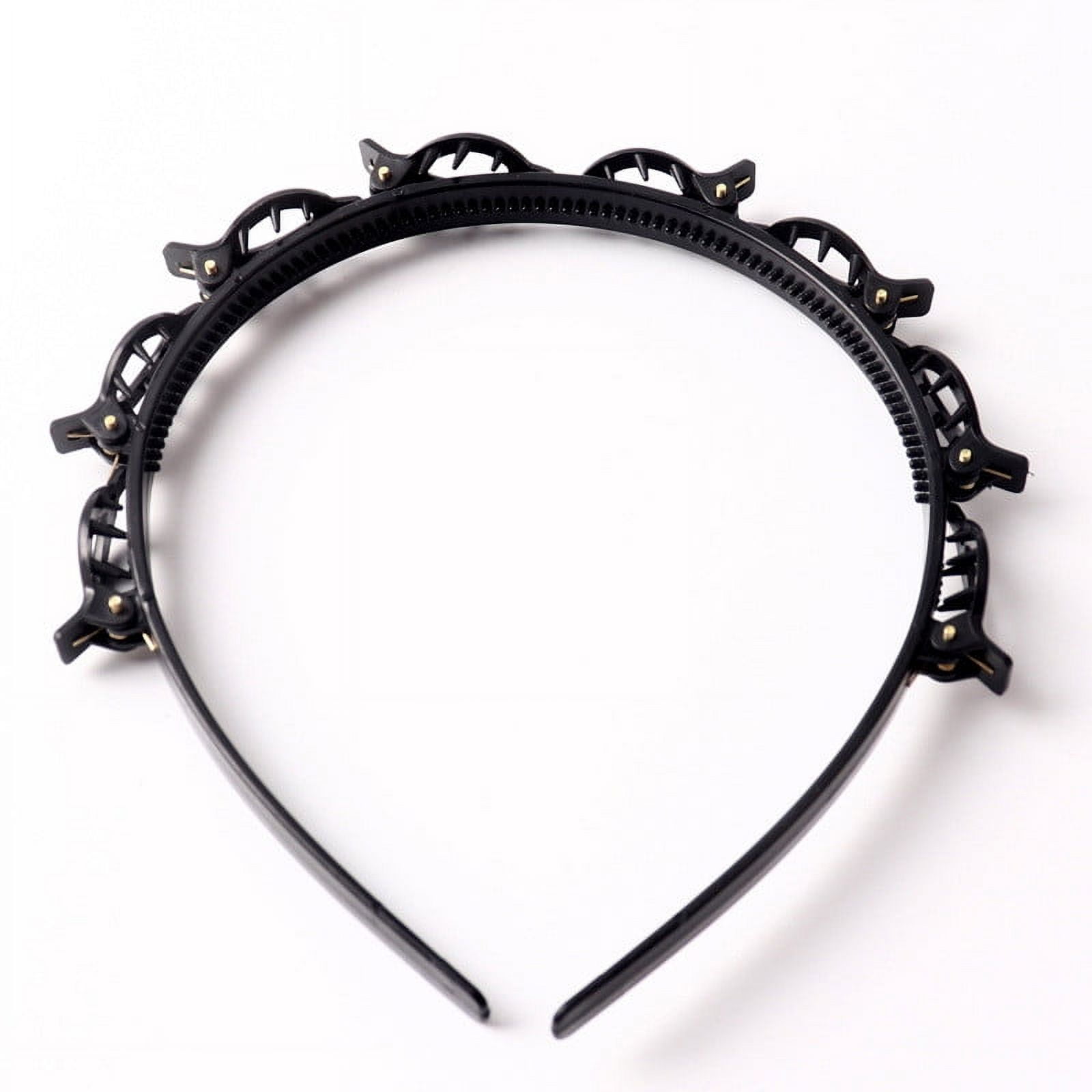 Guoxxzi Black and Red Double Bangs Hairstyle Hairpin Headband With 8 ...