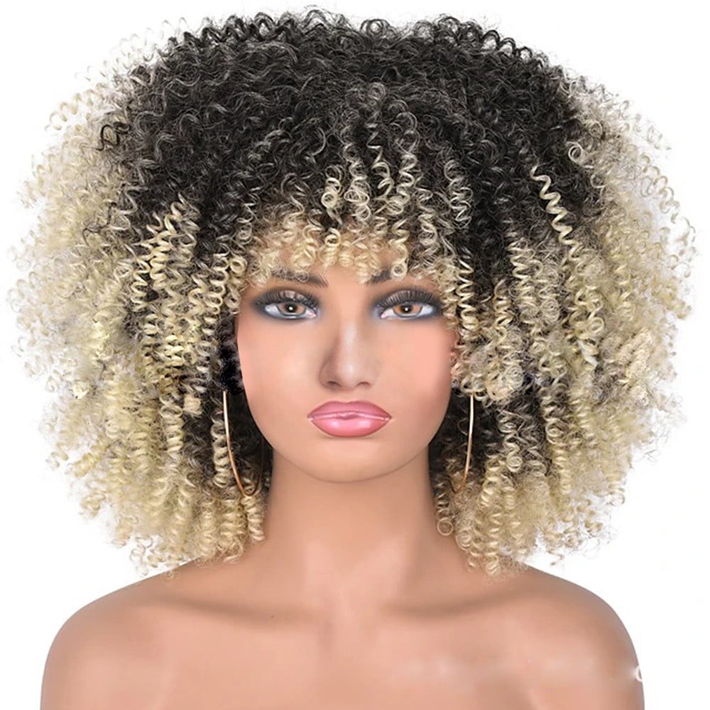 Guoxxzi Fashion Wig Curly Hair Explosion High Temperature Silk Rose ...