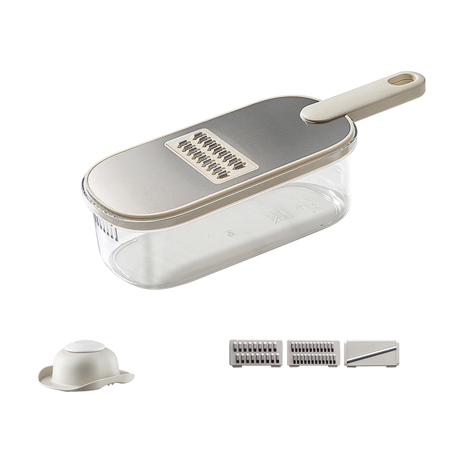 Guoxxzi Grater handheld With bottom box, grater stainless steel ...