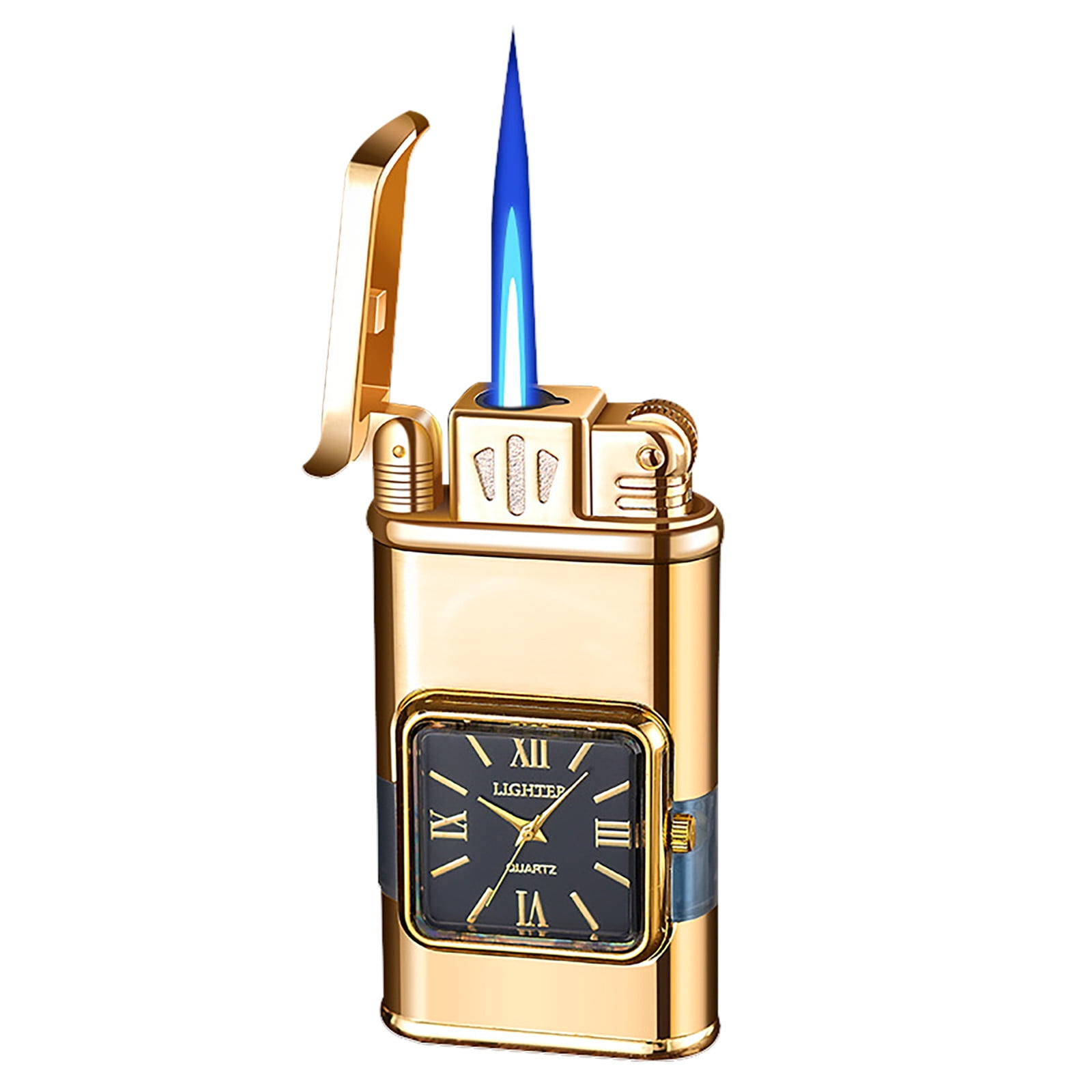 Guoxxzi Home Essentials for New Home, Metal Windproof Straight Blue ...