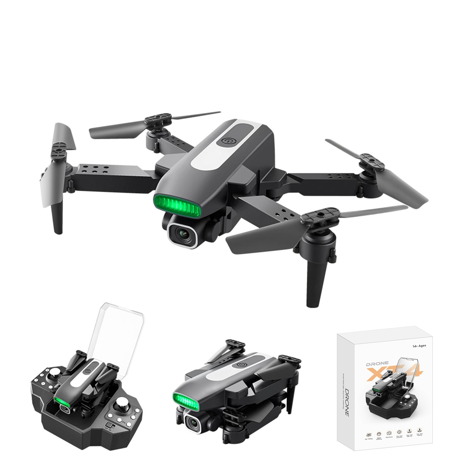 Guoxxzi Mini WiFi FPV Drone With 4K HD Camera Altitude Hold Mode ...