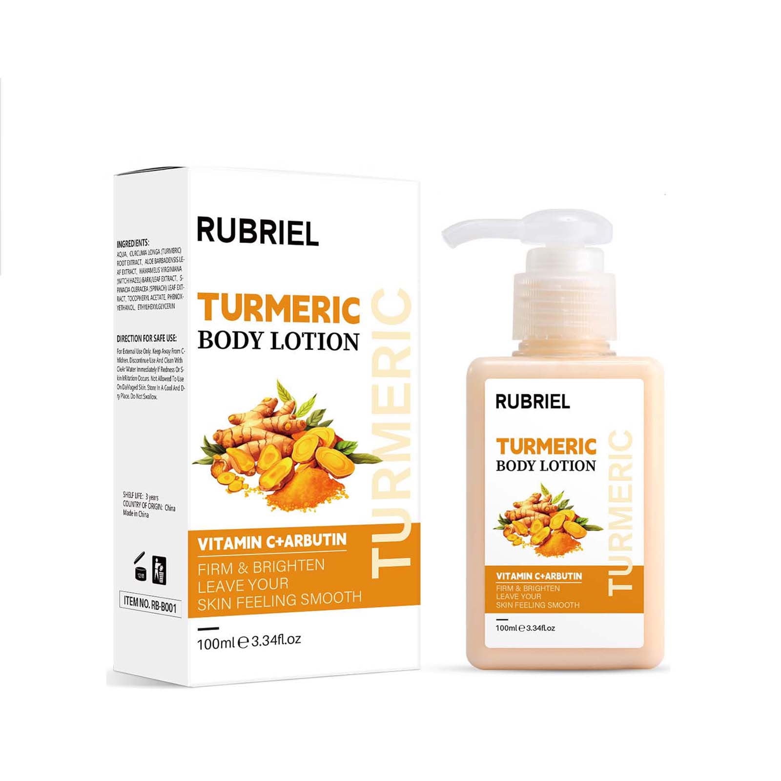 Guoxxzi Turmeric Body Lotion Anti-Aging, Long-lasting Moisturizing ...