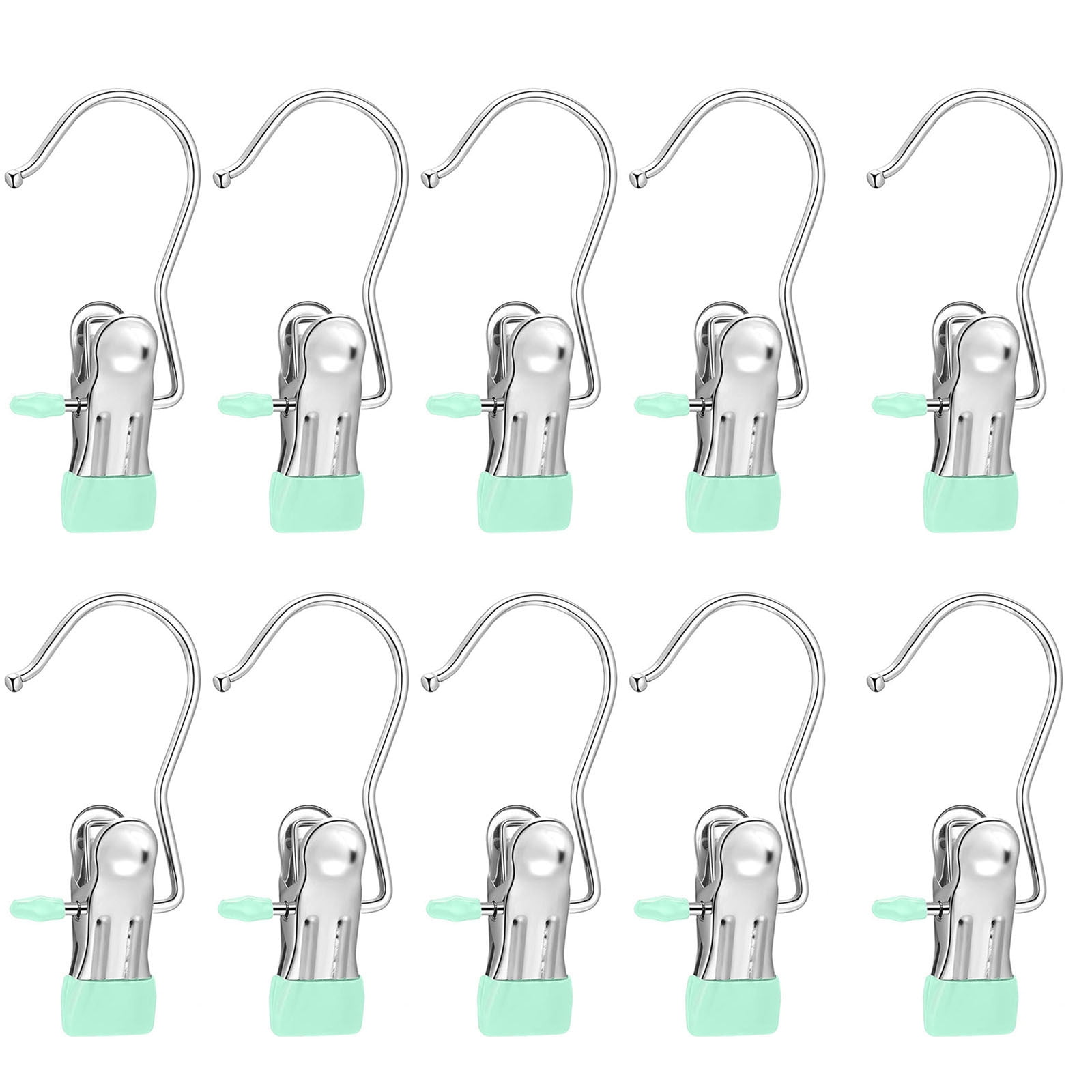 Guozer 10Pcs Clips for Hanging Clip Hangers Clothespins for Towel, Hat ...