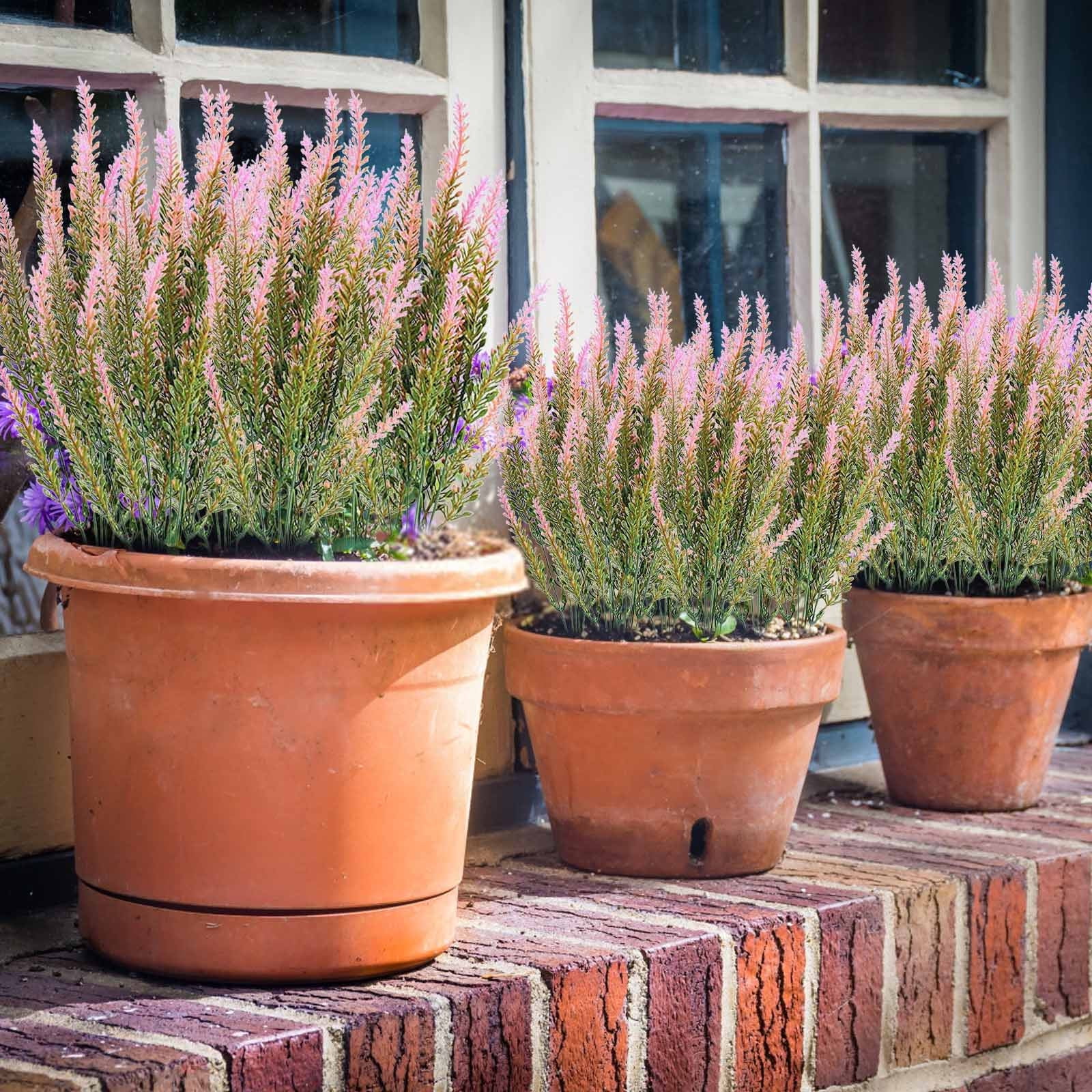 Guozer Clearance 10Pcs Lavender Sprigs for Flower Arrangement Fake ...