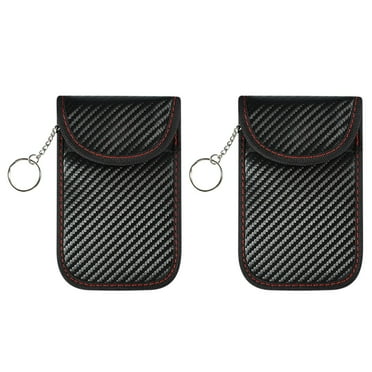 Faraday Key Fob Protector - 2 Pack Mini Anti-Theft Case, RFID Signal ...