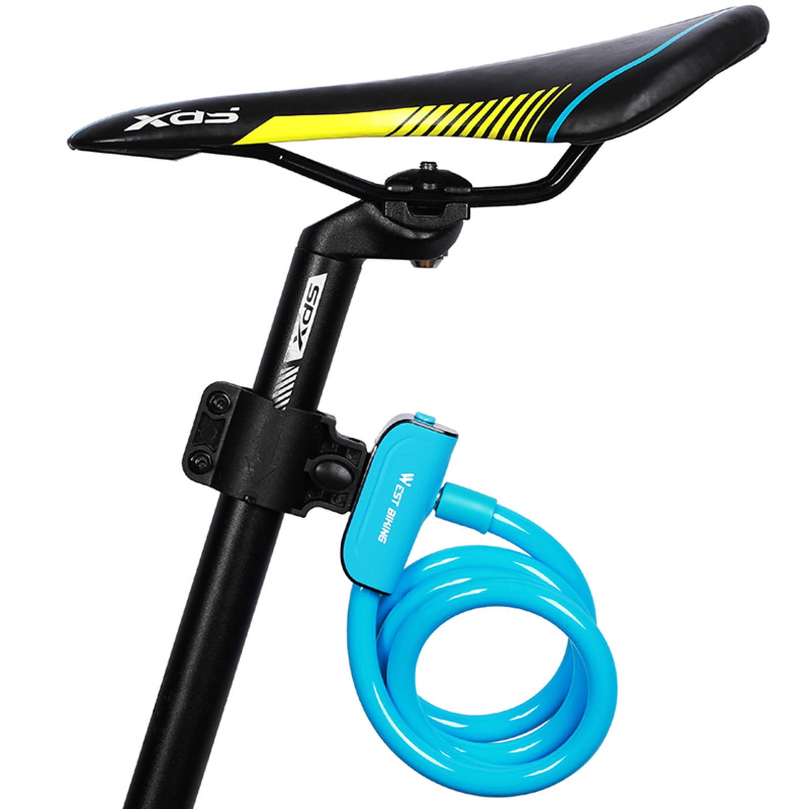 Guozer Bicycle Extension Lock 1PCS Waterproof Extended Bike Lock Coiled ...