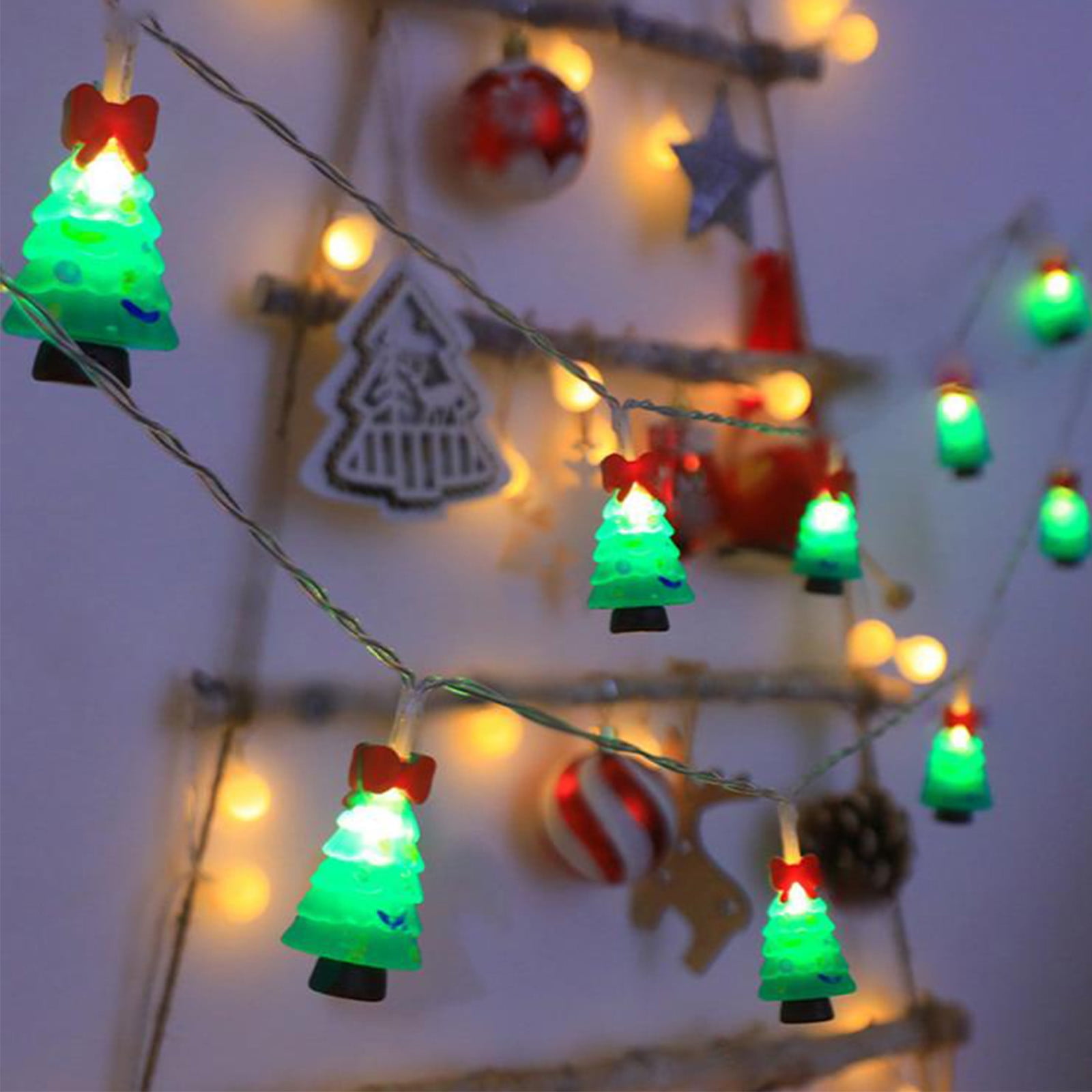 Guozer Christmas Tree Shape String Lights 1PCS 1.5M Wall Lamps for ...