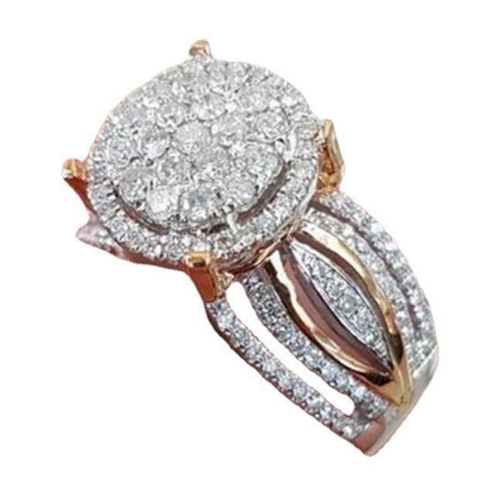 Guozer Fake Diamond Ring Proposal Prop Hand Jewelry Ring for Everyday ...