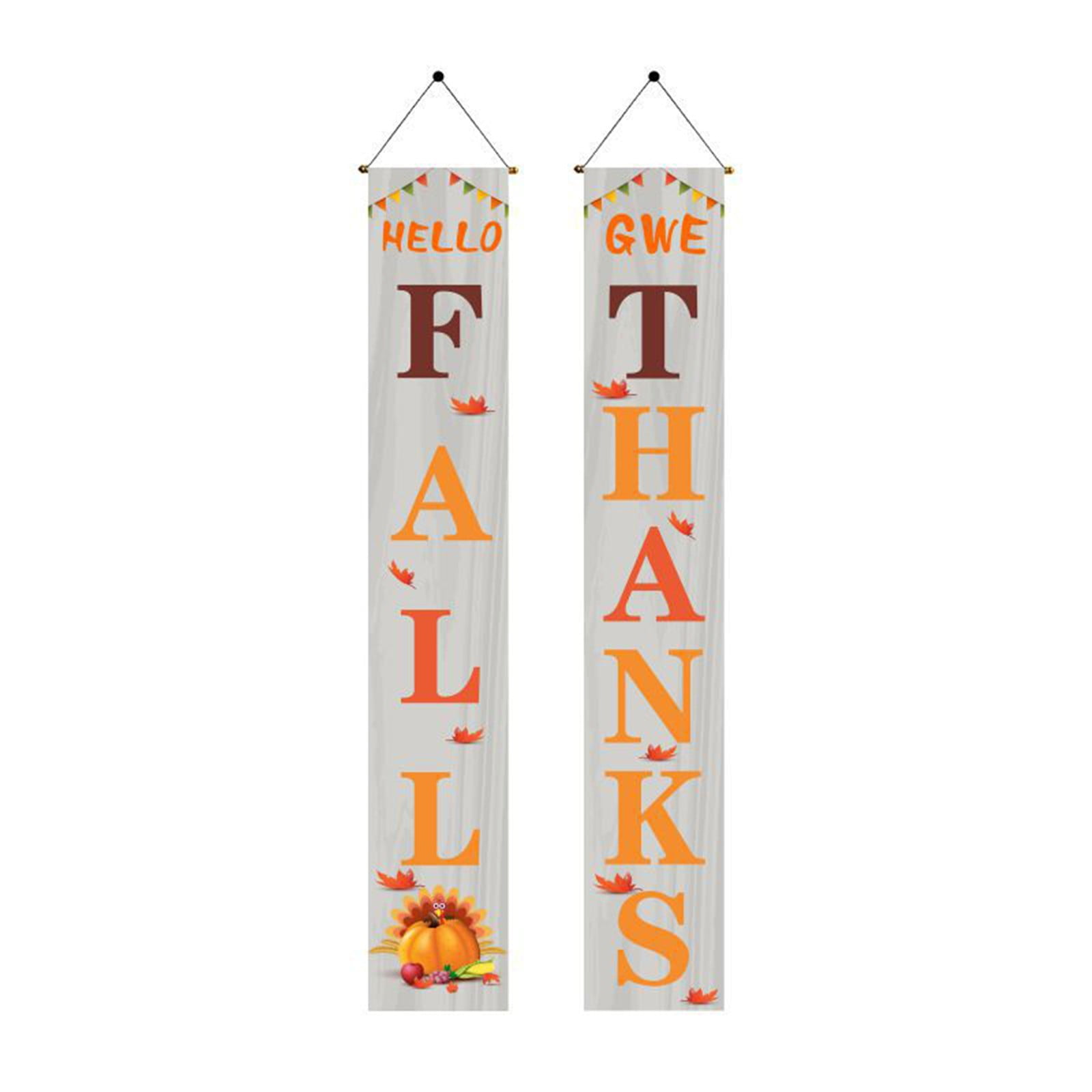 Guozer Clearance Fall Welcome Banner 1PCS Fall Backdrop Banners For ...