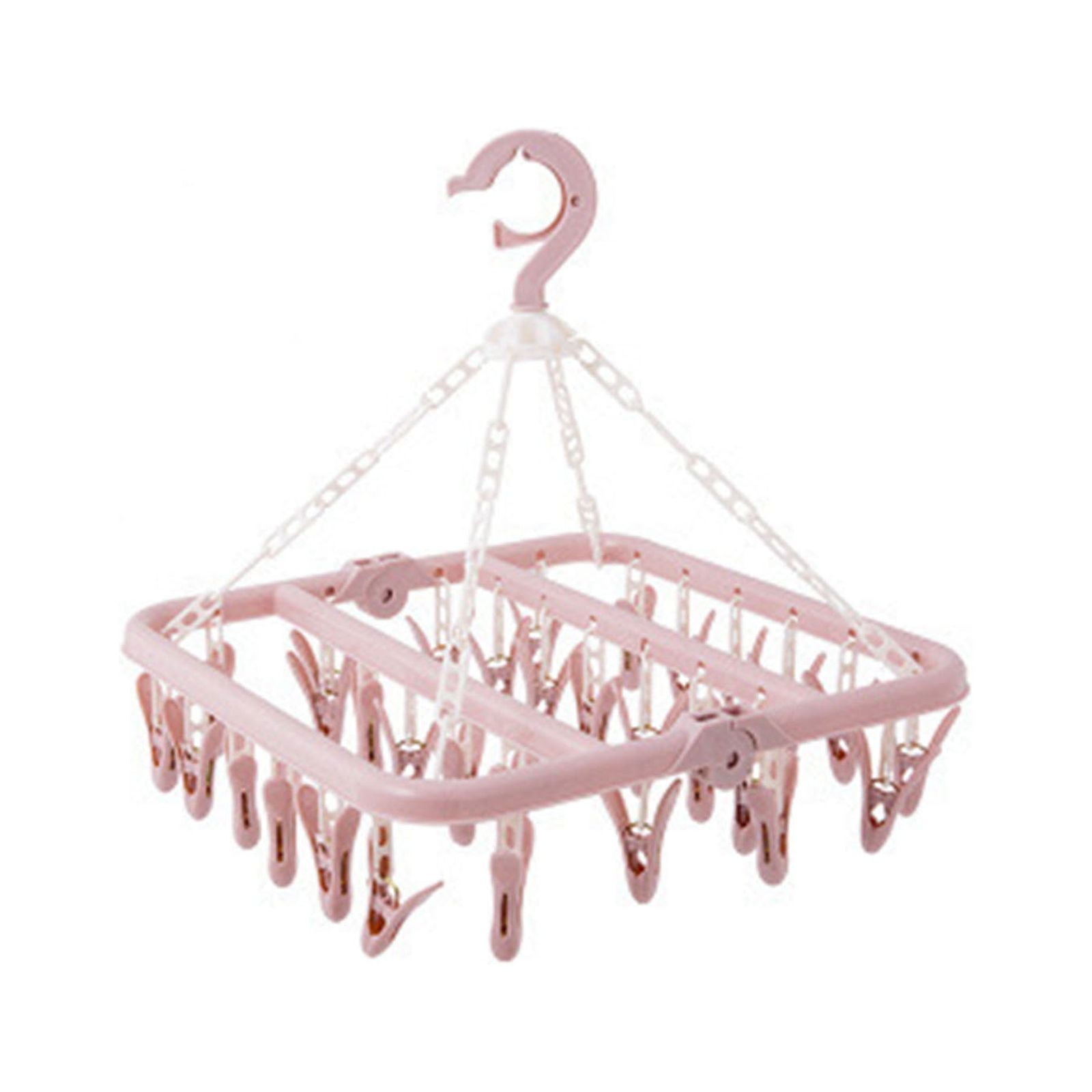 Guozer Foldable Clothes Drying Rack 1PCS Plastic Drying Rack Clip-on ...