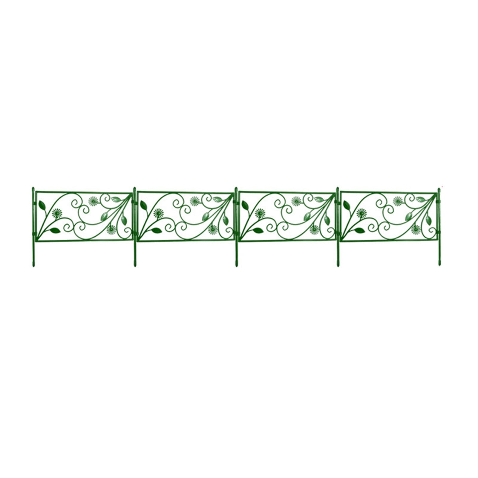 Guozer Clearance Garden Border Fencing 4PCS Garden Edging Fence Grass ...