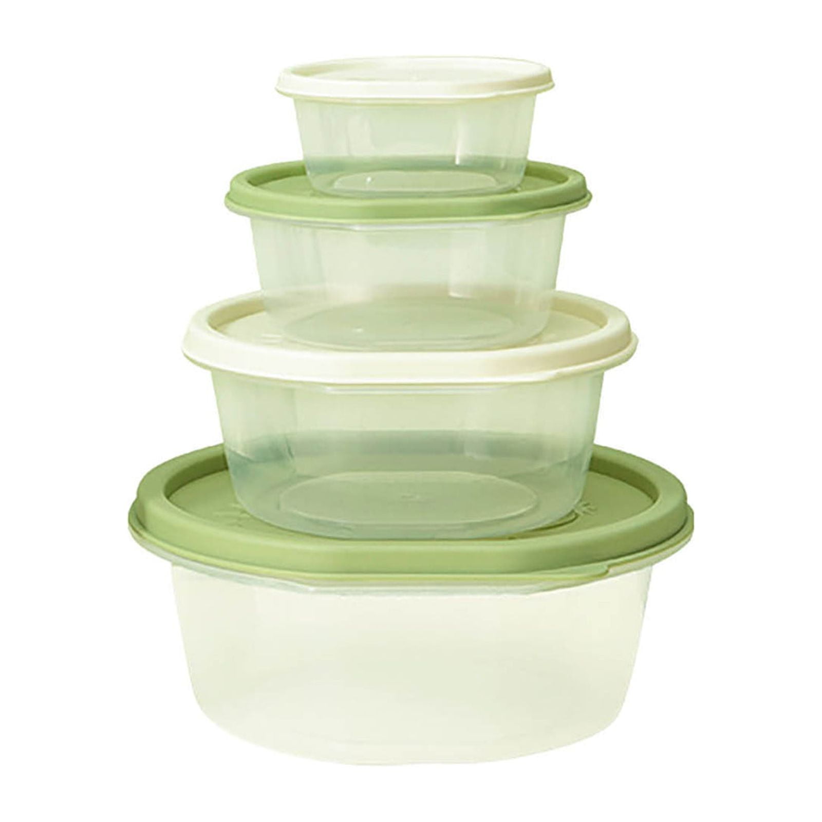 Guozer Clearance Round Plastic Storage Box 1PCS Crisper Box With Lid ...
