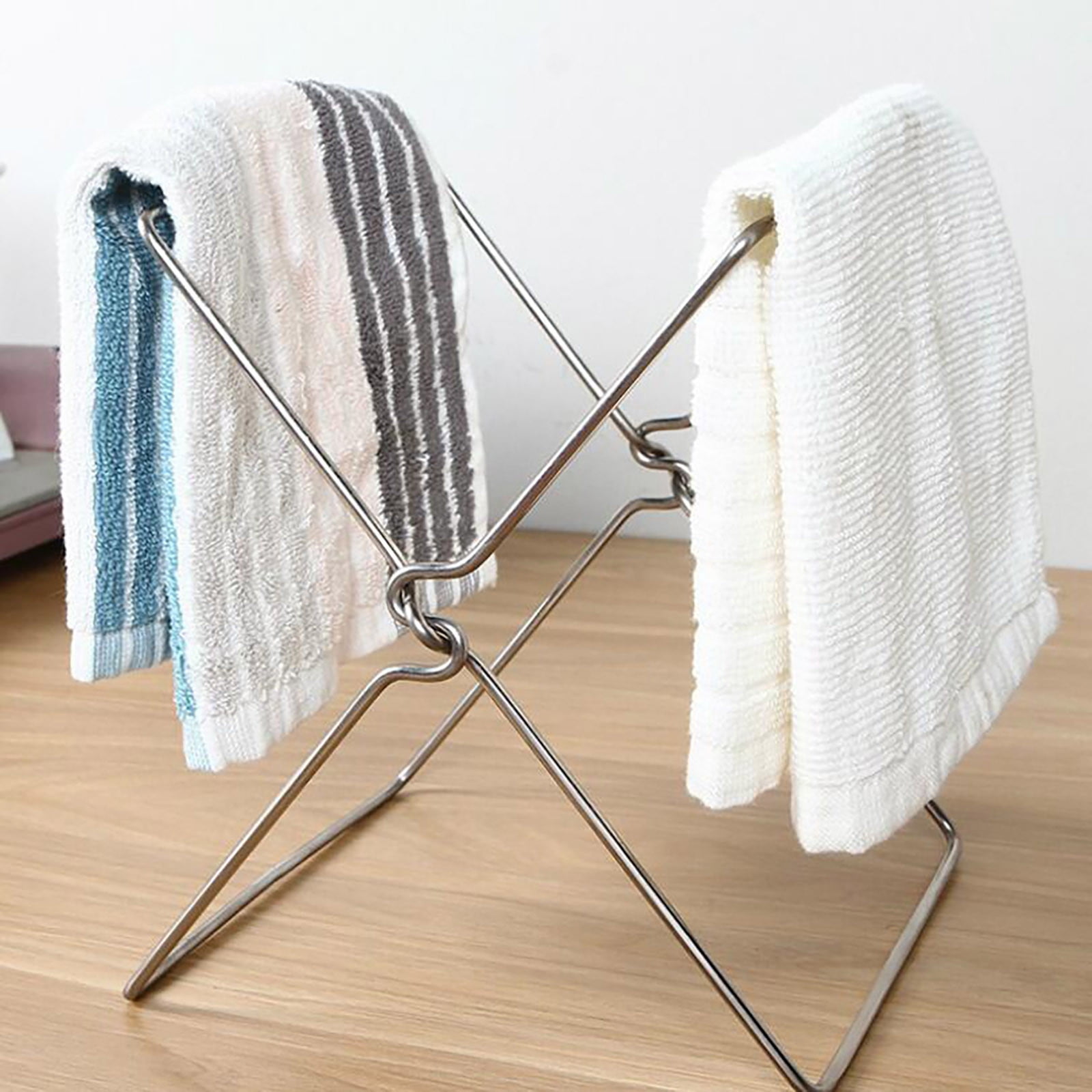 Guozer Clearance Stainless Steel Kitchen Trash Rack Foldable Storage ...