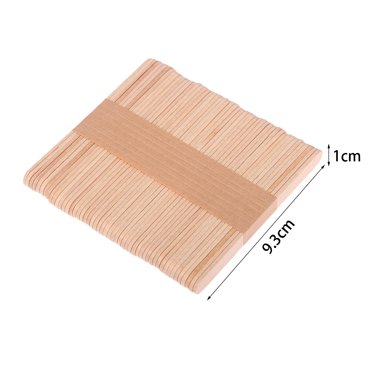 50 Pcs Small Popsicle Sticks Jumbo for Crafts Handmade Popsicles Large ...