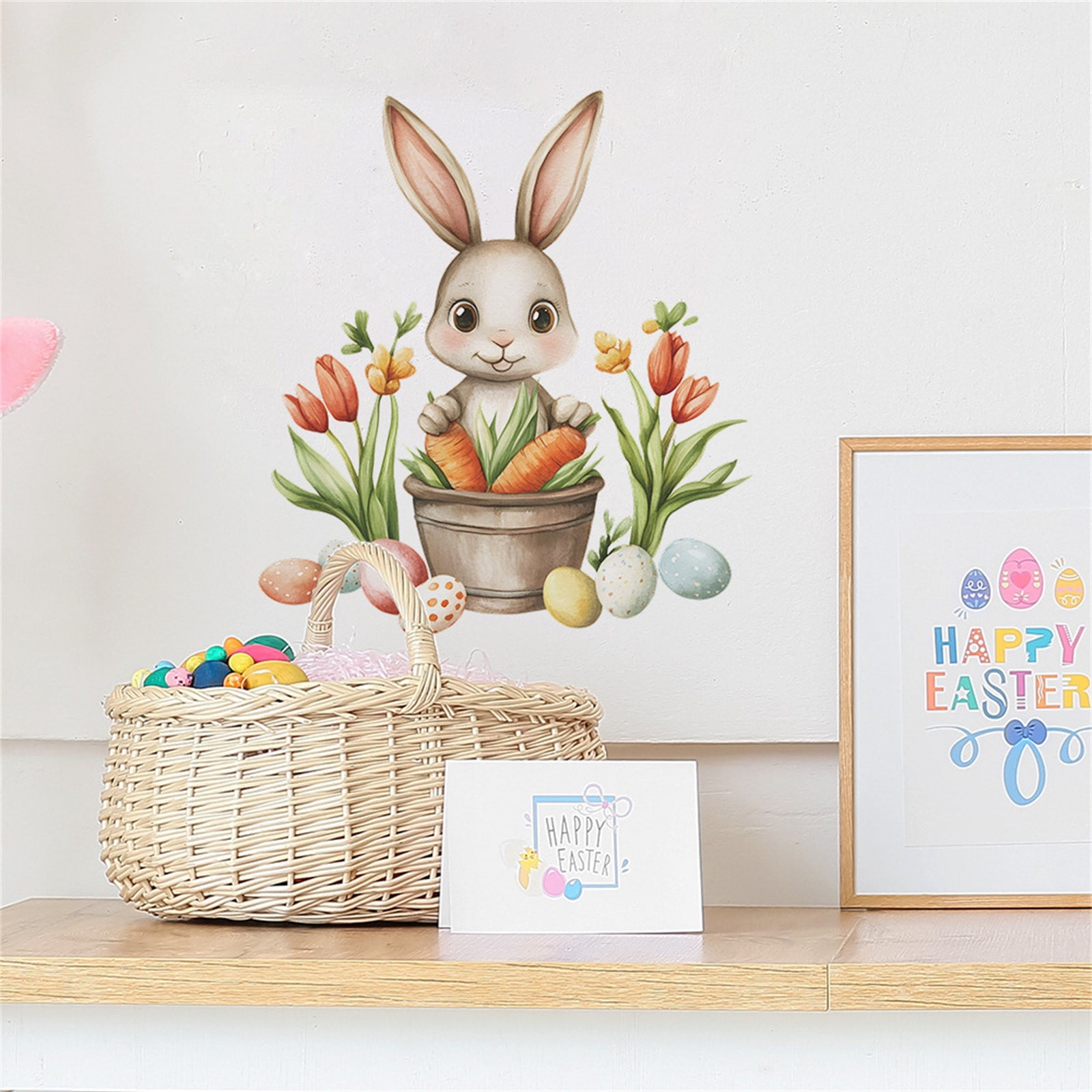 Guozer Easter Window Clings for Glass Window Easter Wall Stickers ...