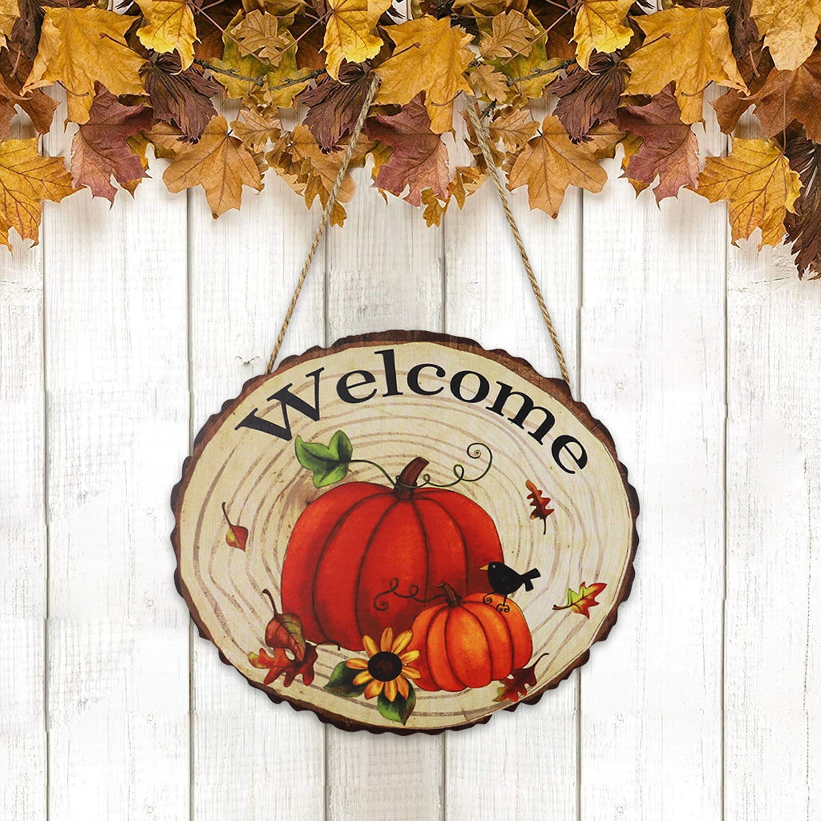 Guozer Fall Signs 1PCS Door Sign for Fall Outdoor Decor Fall Welcome ...