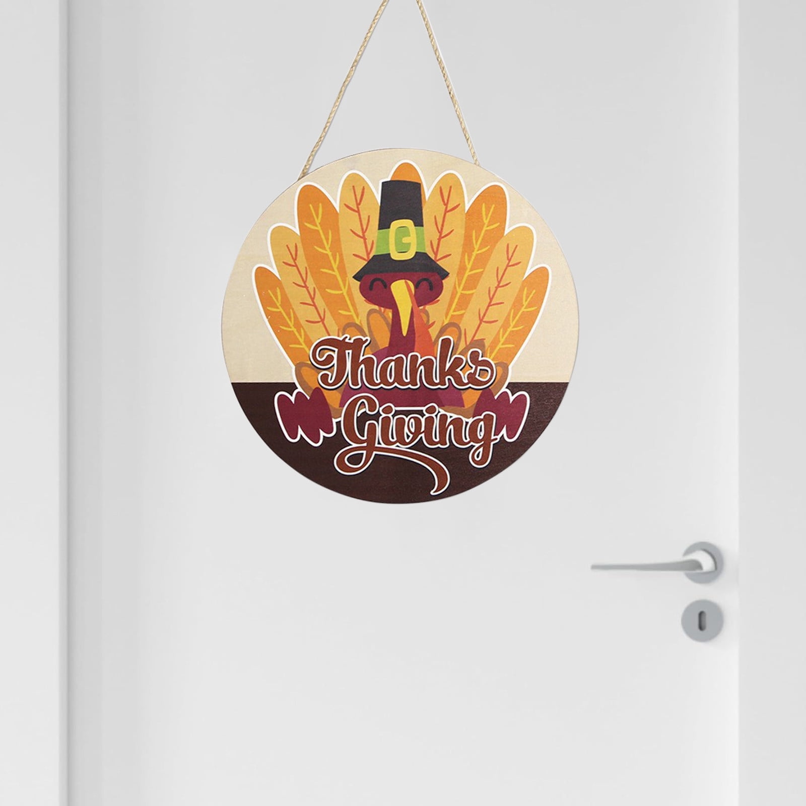 Guozer Fall Signs 1PCS Turkey Door Sign for Fall Decorations ...