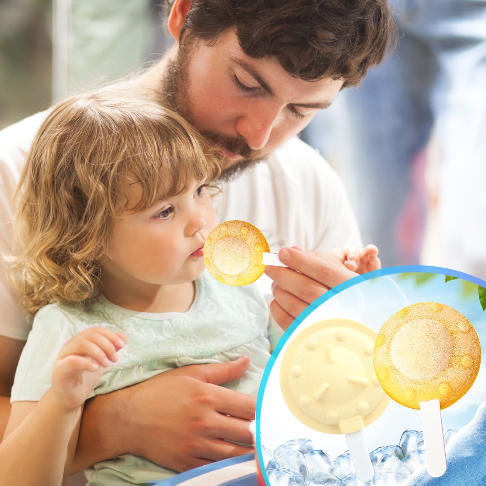 Guozer Ice-cream Moulds Homemade Popsicle Plates Silicone Popsicle ...