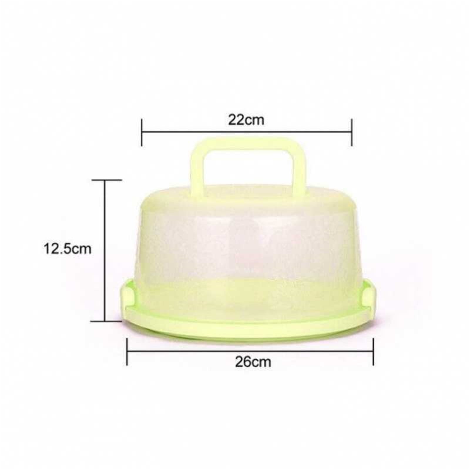 Guozer Portable Cake Box Transparent Dustproof Cake Storage Box with ...