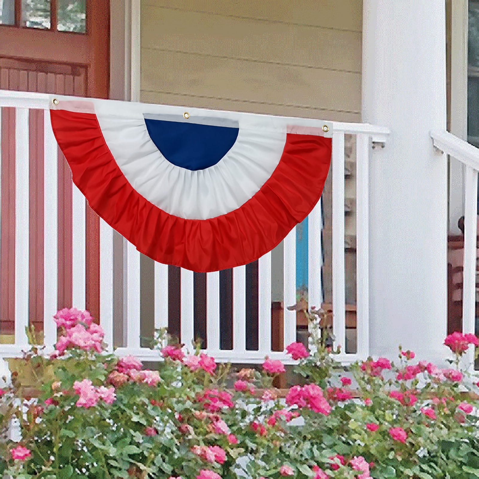 Guozer Semi-circular Flag for 4th of July Decorations, Buntings for ...
