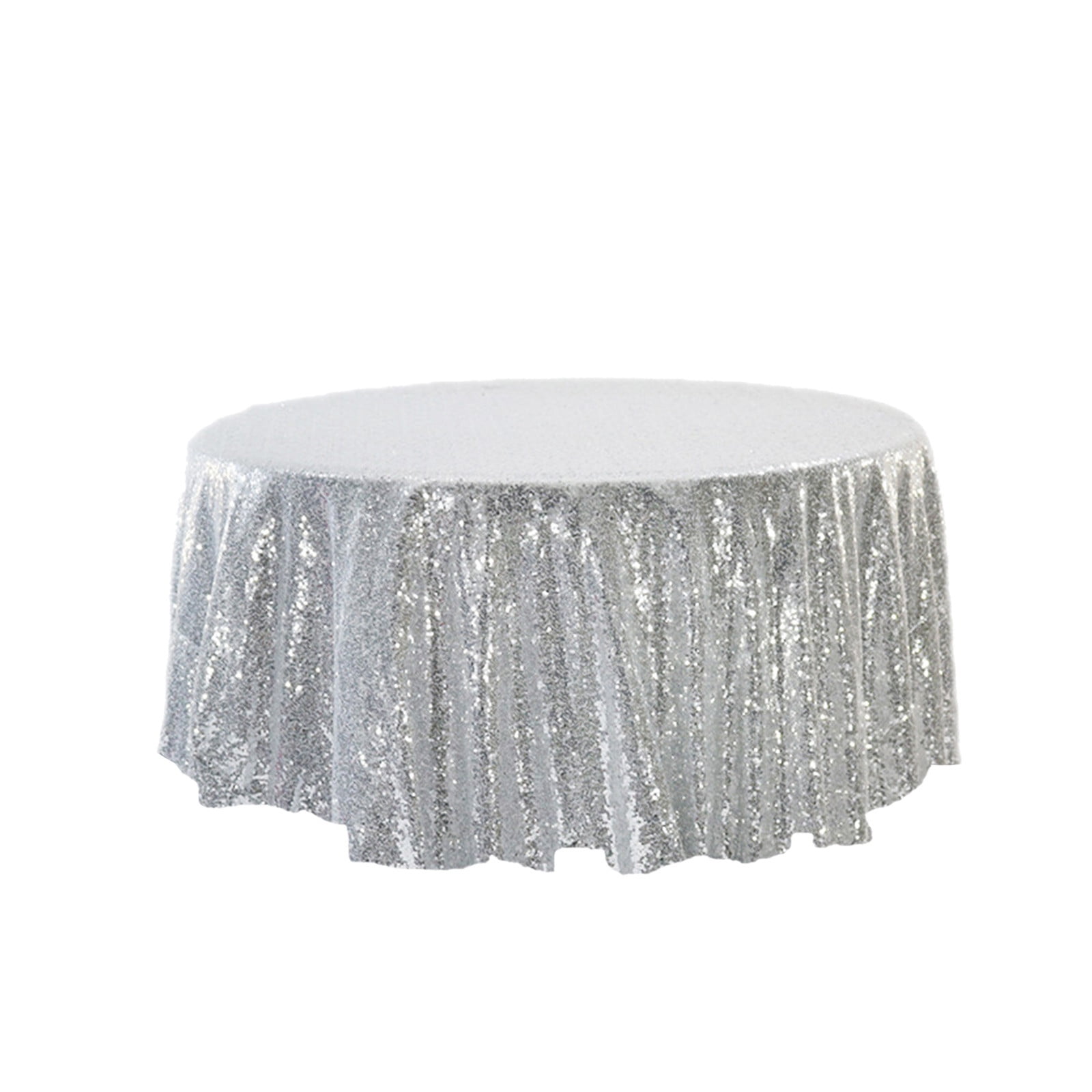 Guozer Sequin Round Tablecloth Sequin Fabric For Festival Parties ...