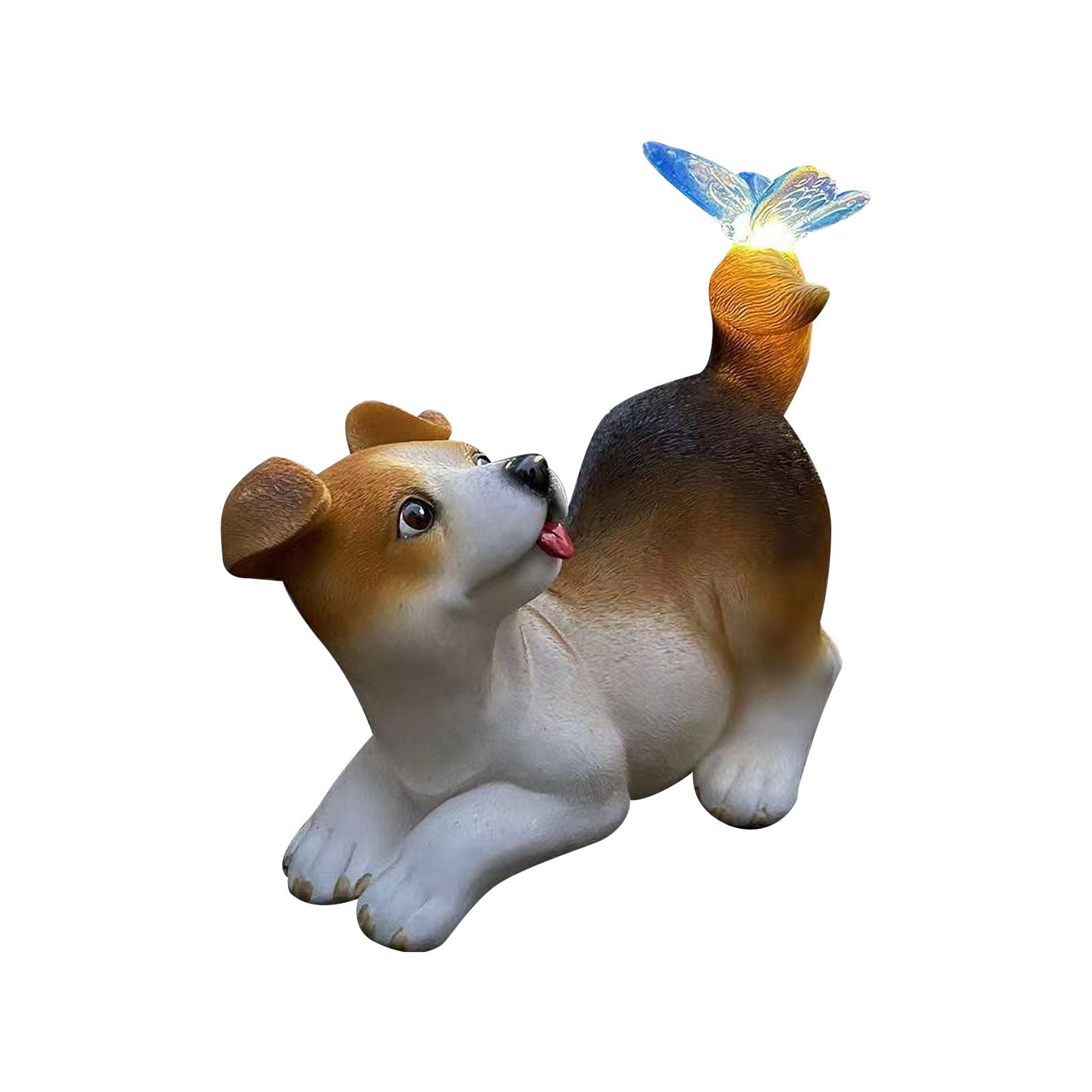 Guozer Solar Garden Statues Lawn Ornaments Outdoor Garden Statues with ...