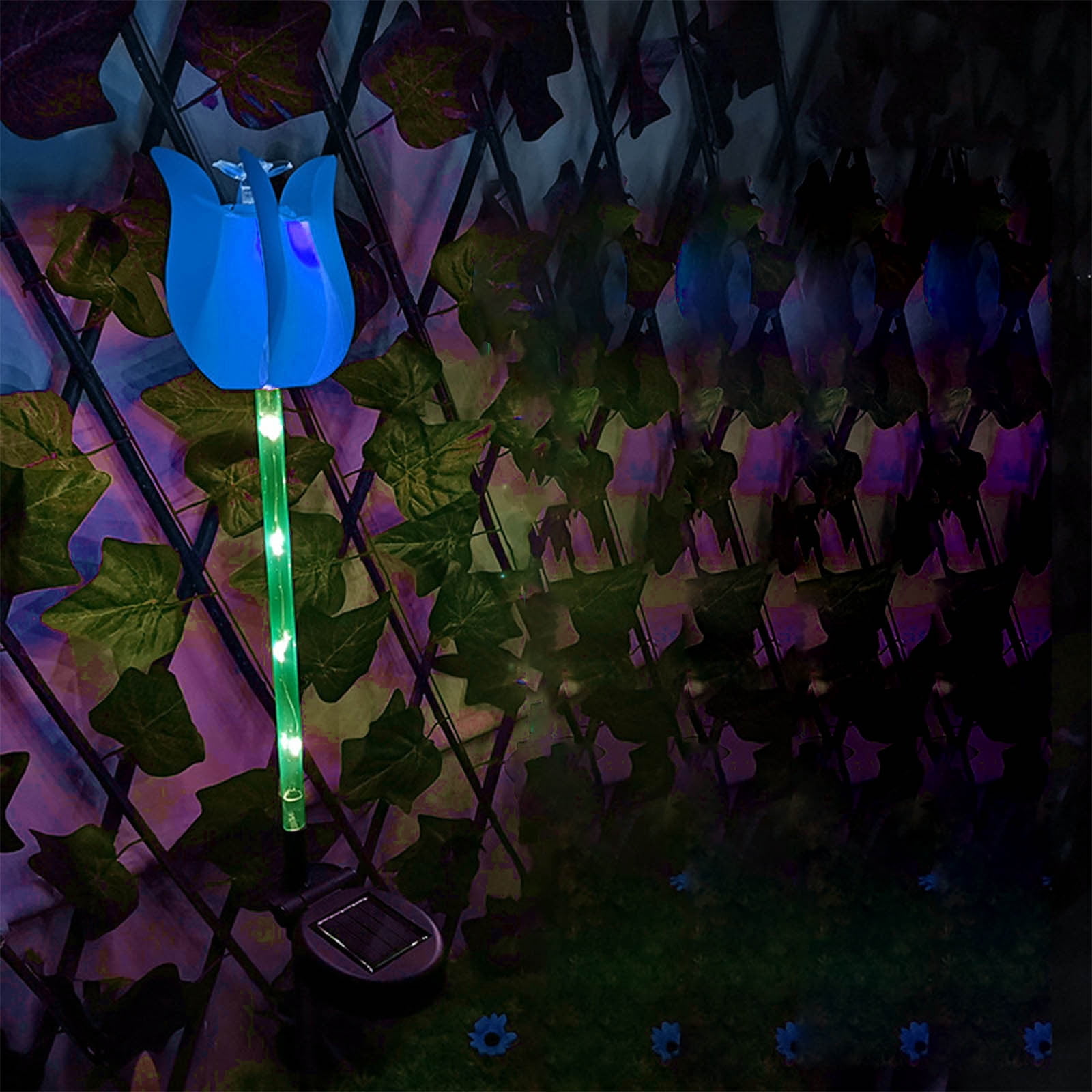 Guozer Solar Pinwheels Lights for Yard and Garden Tulips Windmill ...