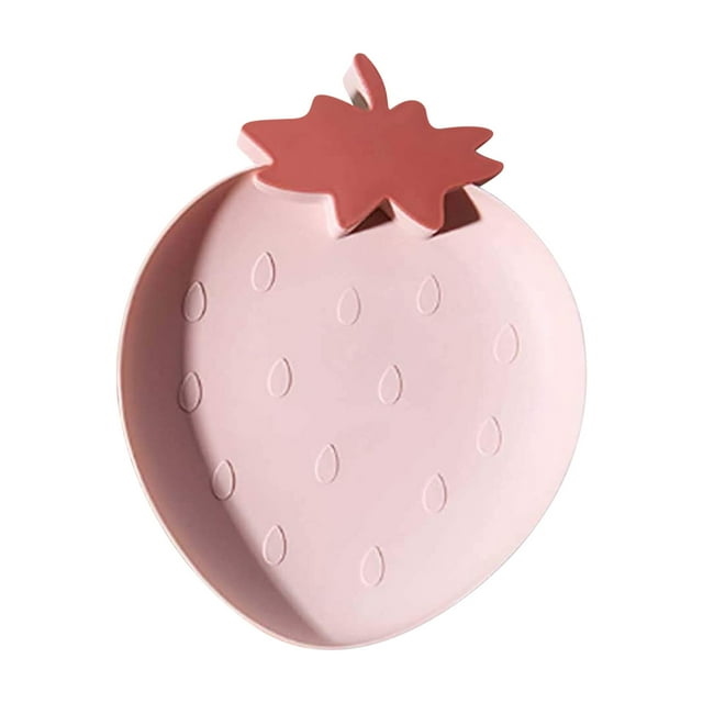 Guozer Strawberry Plastic Fruit Plate Food Grade Plastic Dried Fruit