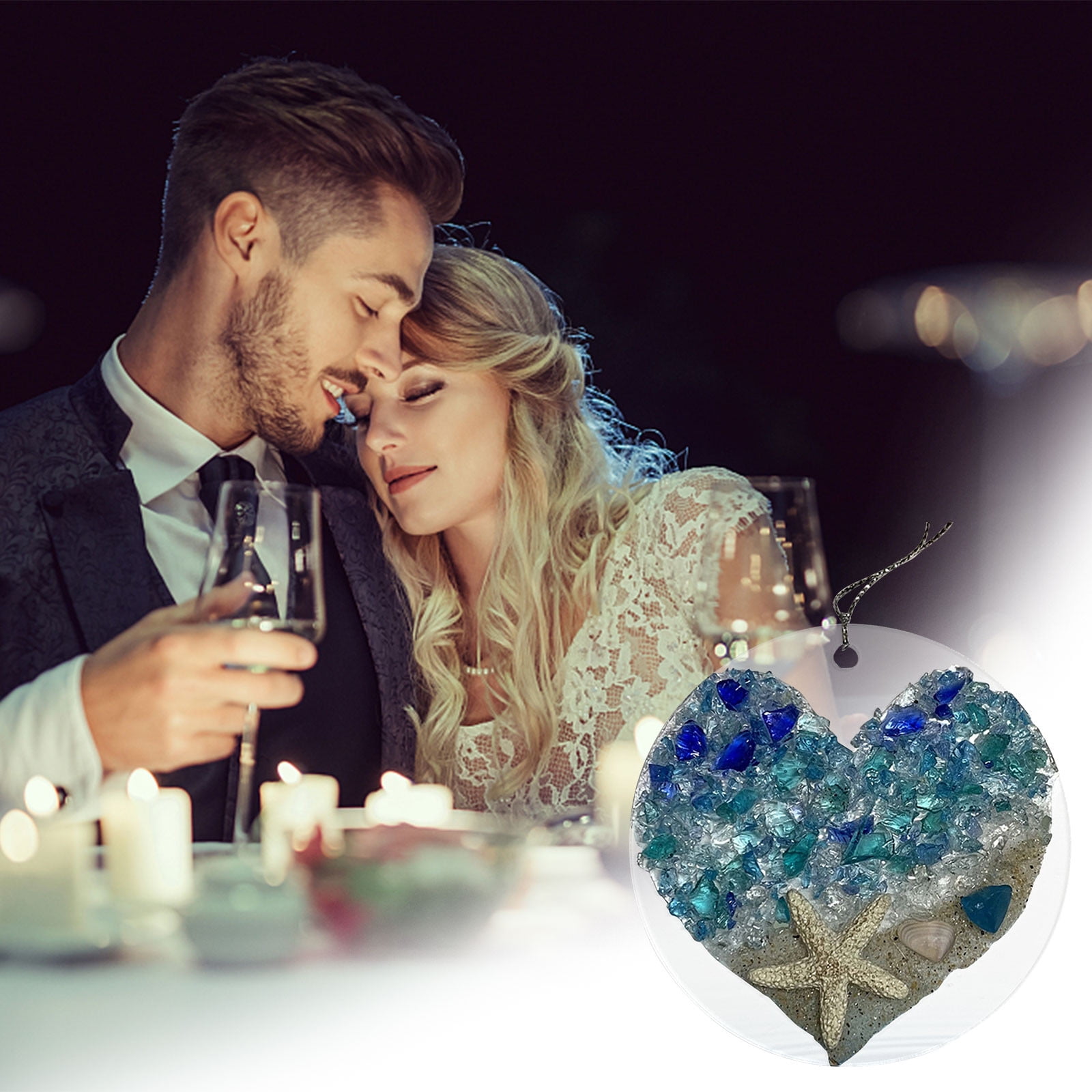 Guozer Suncatchers Keychain, Beach Suncatchers for Car, Beach Themed ...