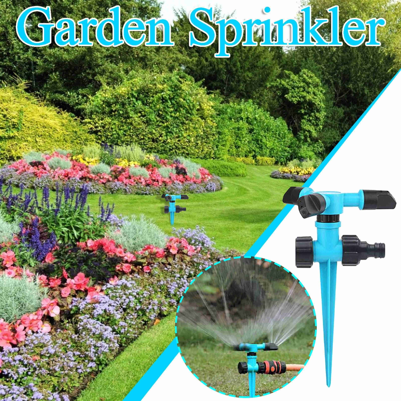 Guozer Watering Sprinkler Nozzle Automatic Rotating Water Spray Nozzle ...