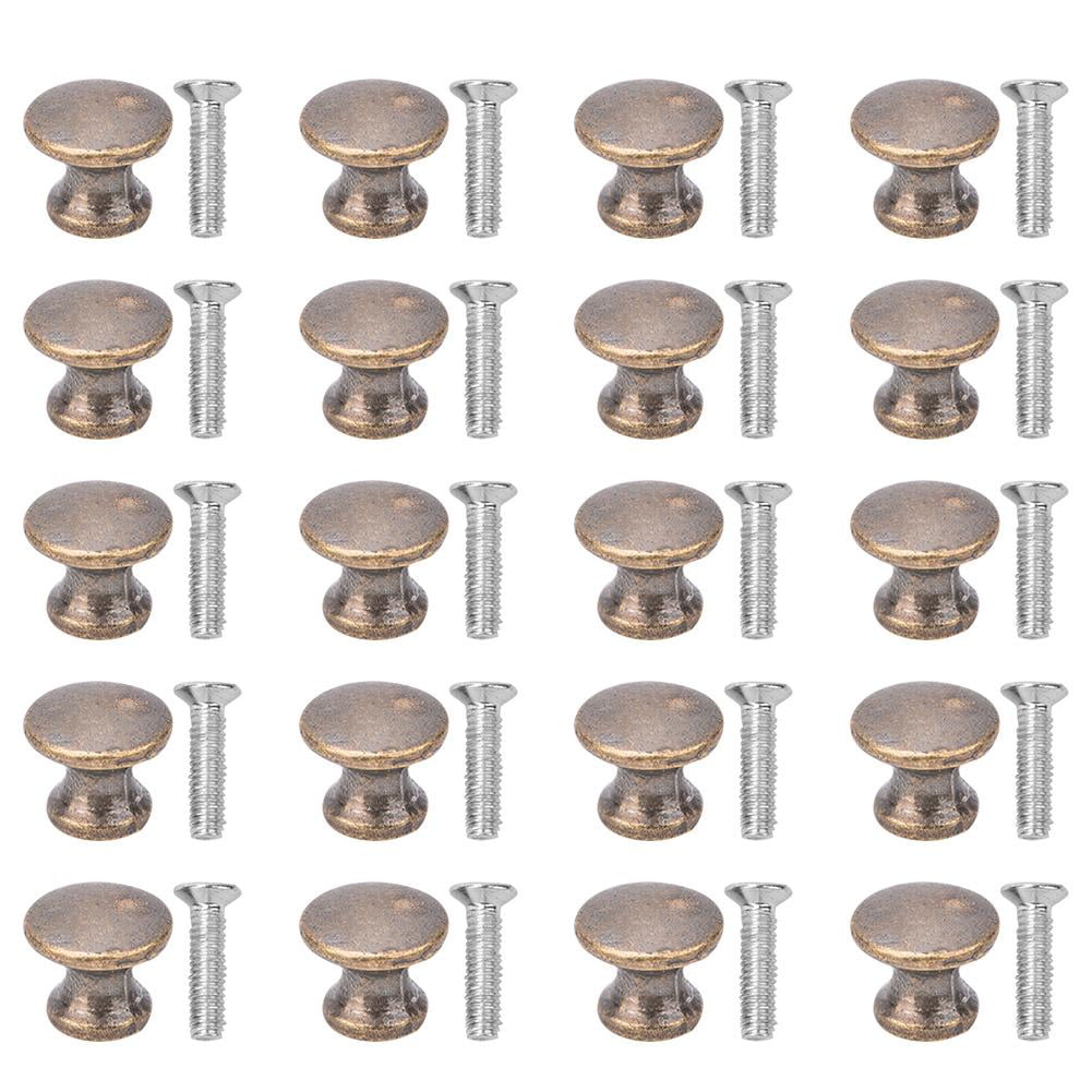 Gupbes Mushroom Cabinet Knob,20 Set Mini Mushroom Head Handle Nipple ...