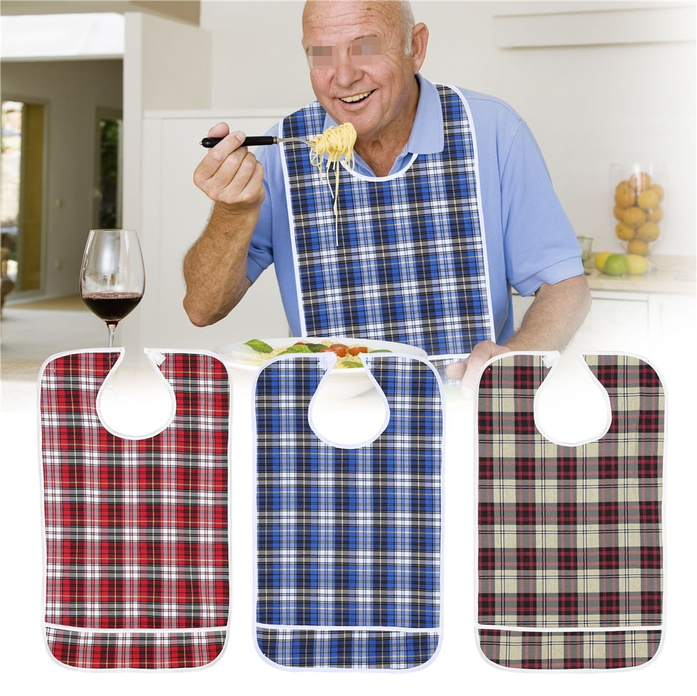 Gupbes Waterproof Bib,Clothing Protector Bib,3 Colors Waterproof Adult ...